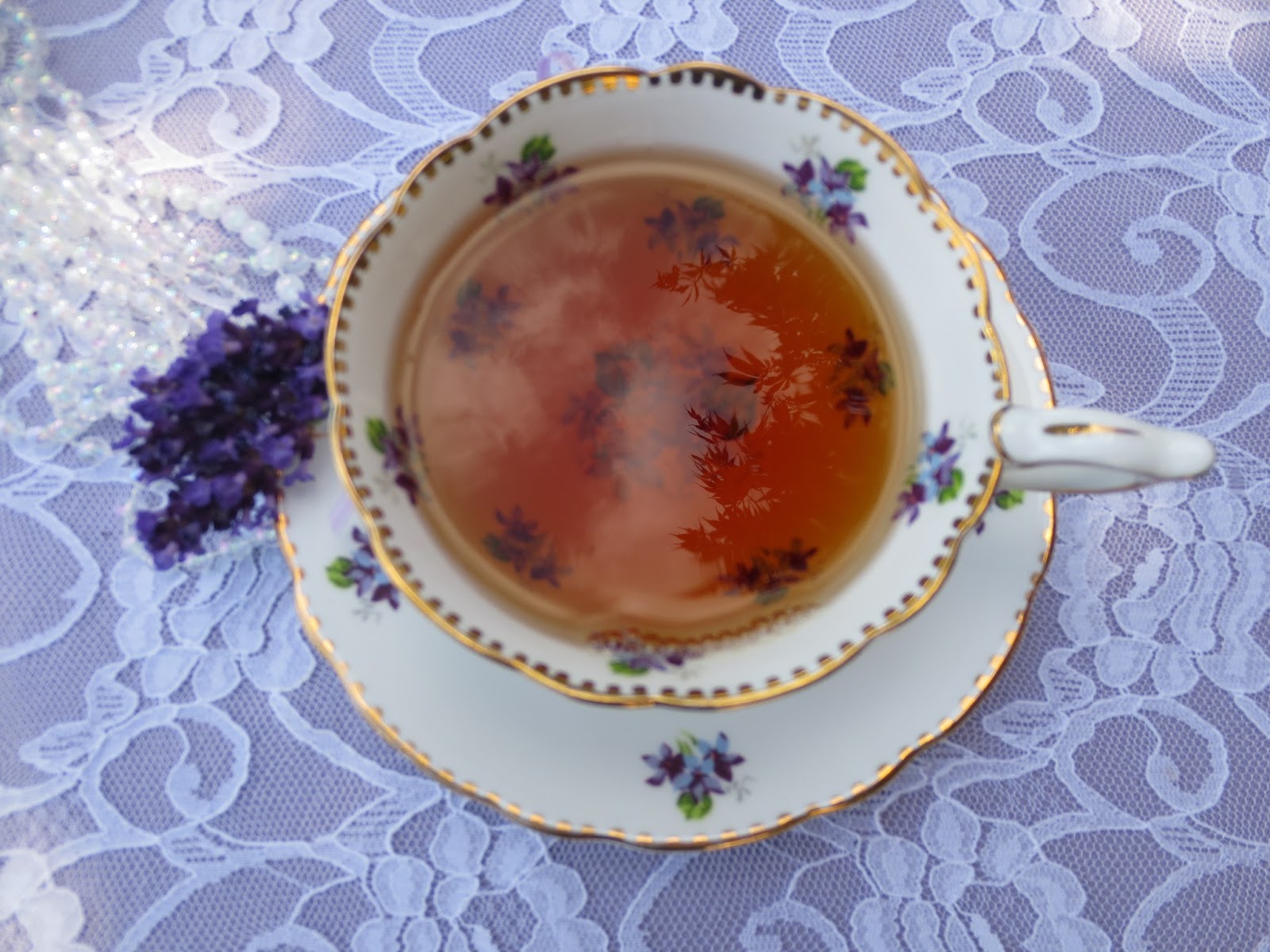 Karen's Cottage and Castle: A Violet and Pansy Tea